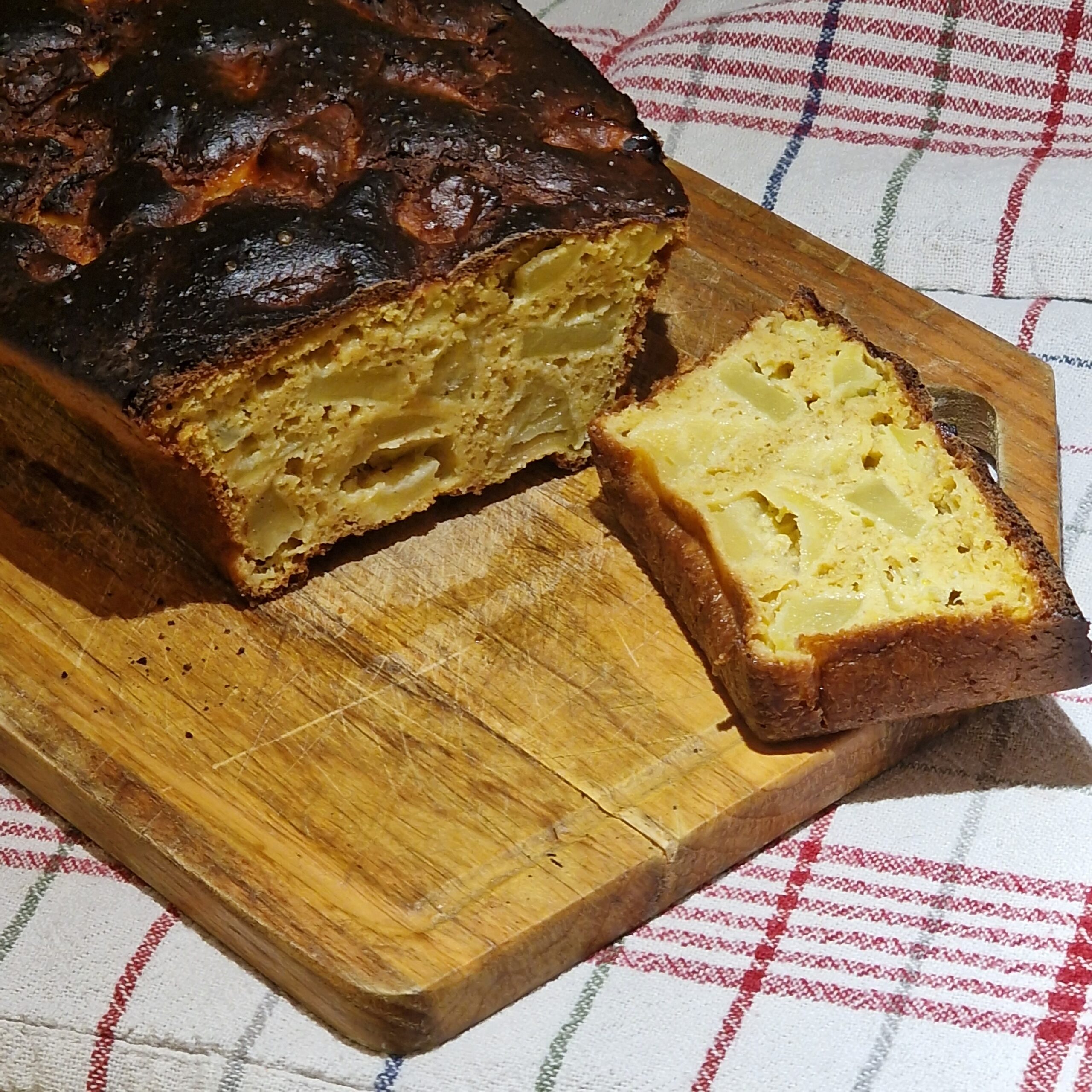 Cake aux pommes sans sucre ajouté